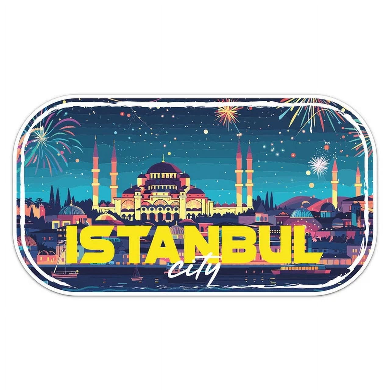 Holiday Istanbul City Sticker Phone Decal Water Bottle Stickers Car ...