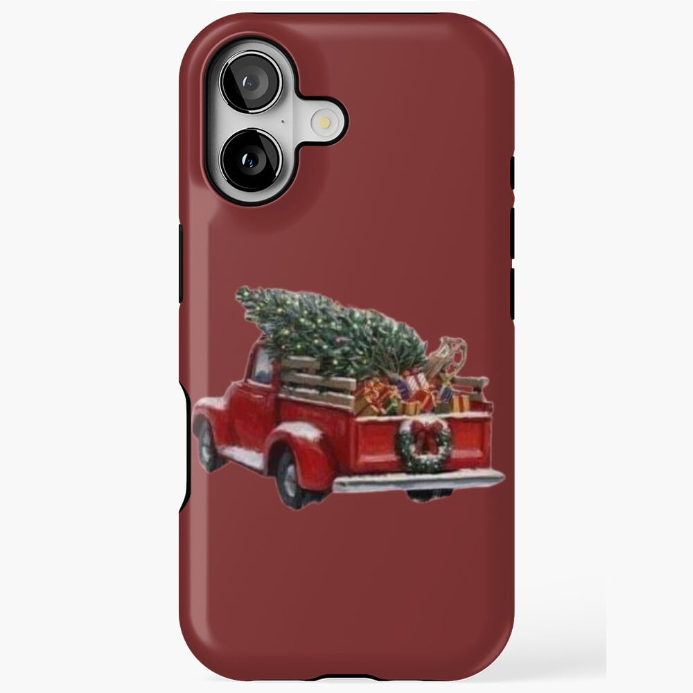 Holiday Jolly Truck Driving Winter Wonderland Scene Case with iPhone 17 ...