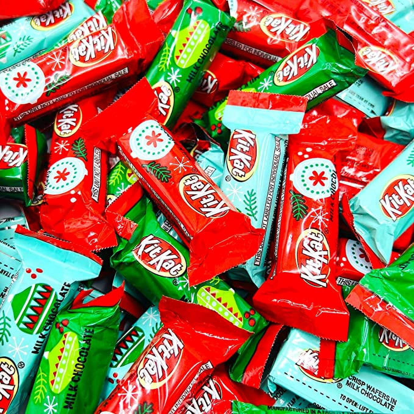 Christmas KIT KAT Large Shareable Miniatures Crisp Wafers Milk ...