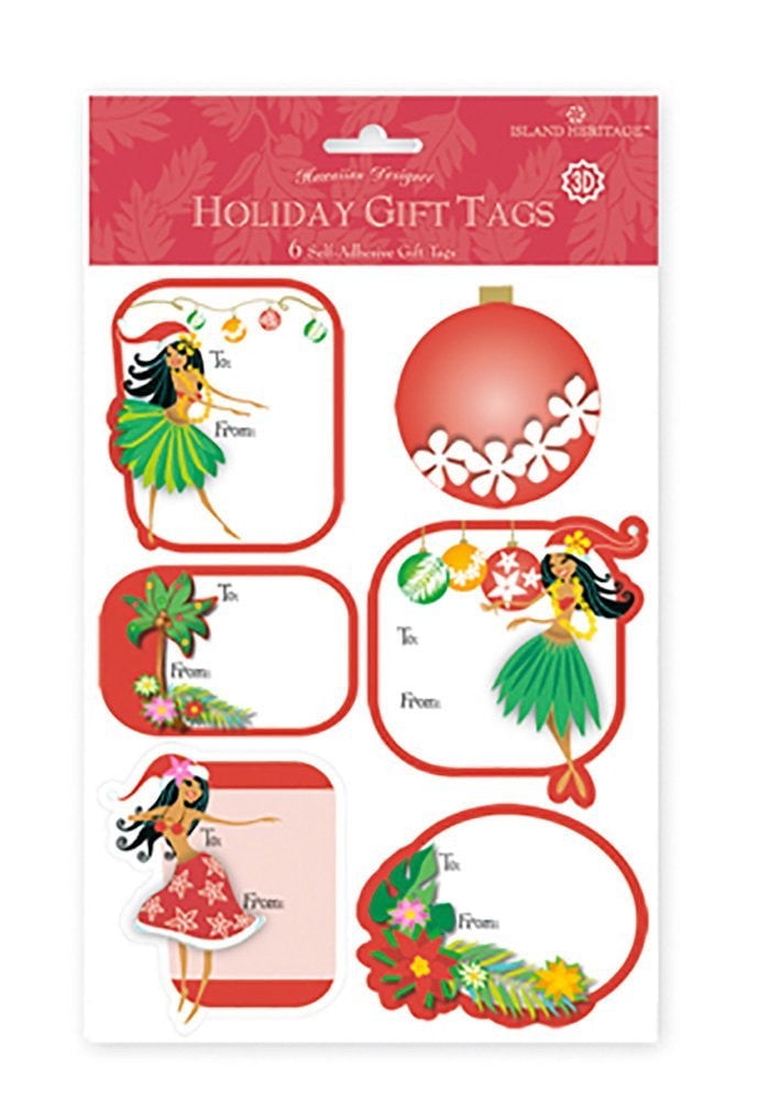 Island Holiday Honeys 2 - Holiday Gift Labels - Walmart.com