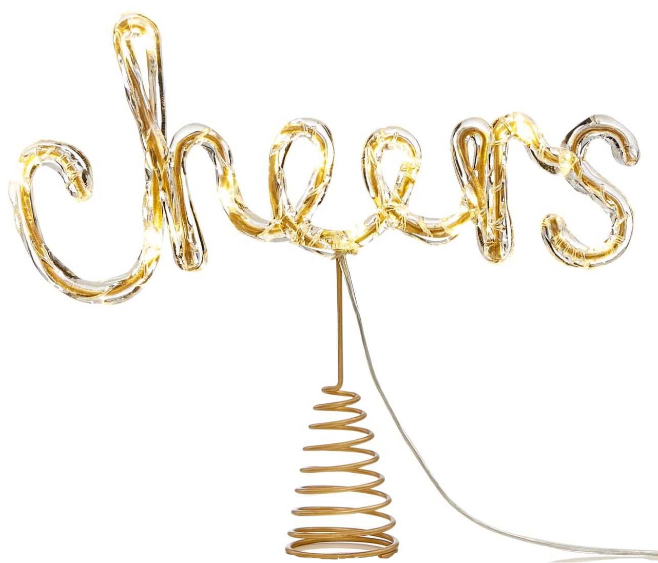 Holiday Lane Led Tree Topper Ornaments, Cheers - Walmart.com