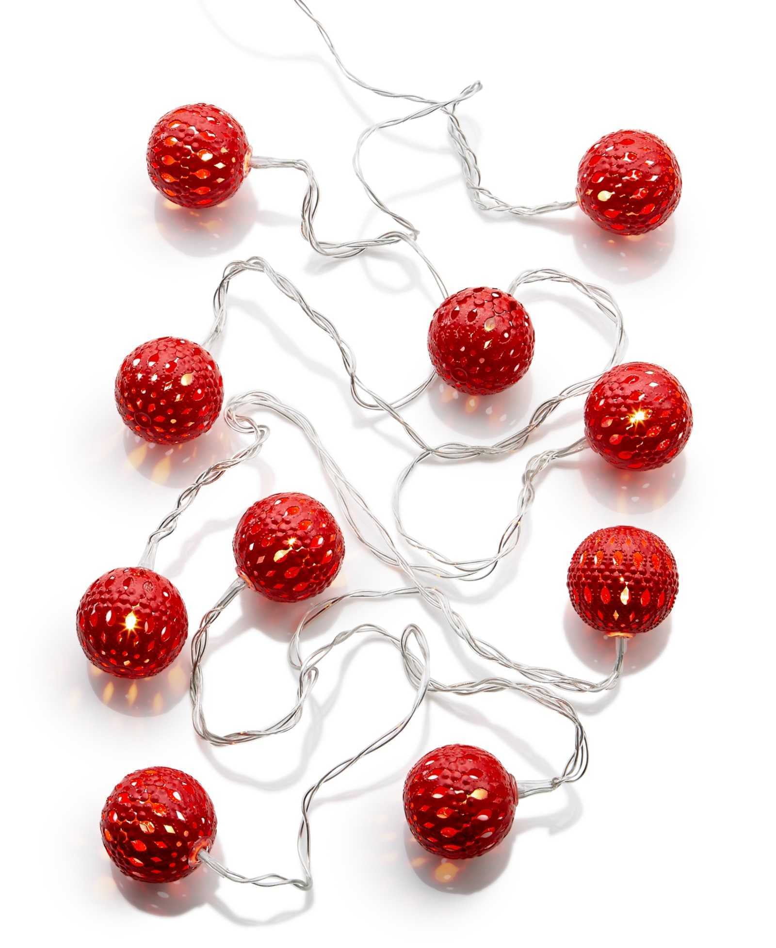 Holiday Lane Red Ball Light String - Walmart.com