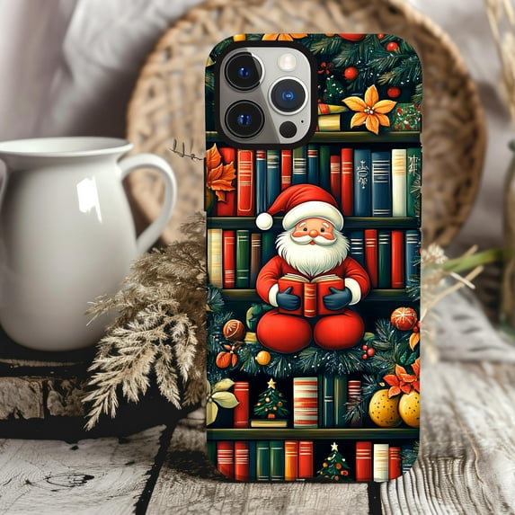 Holiday Library Collage Case Warm Cozy Reading Theme for iPhone 17 to ...