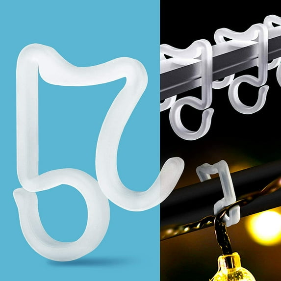 Holiday Light Clips Christmas Light Clips Outdoor Hang Gutter Hooks for ...