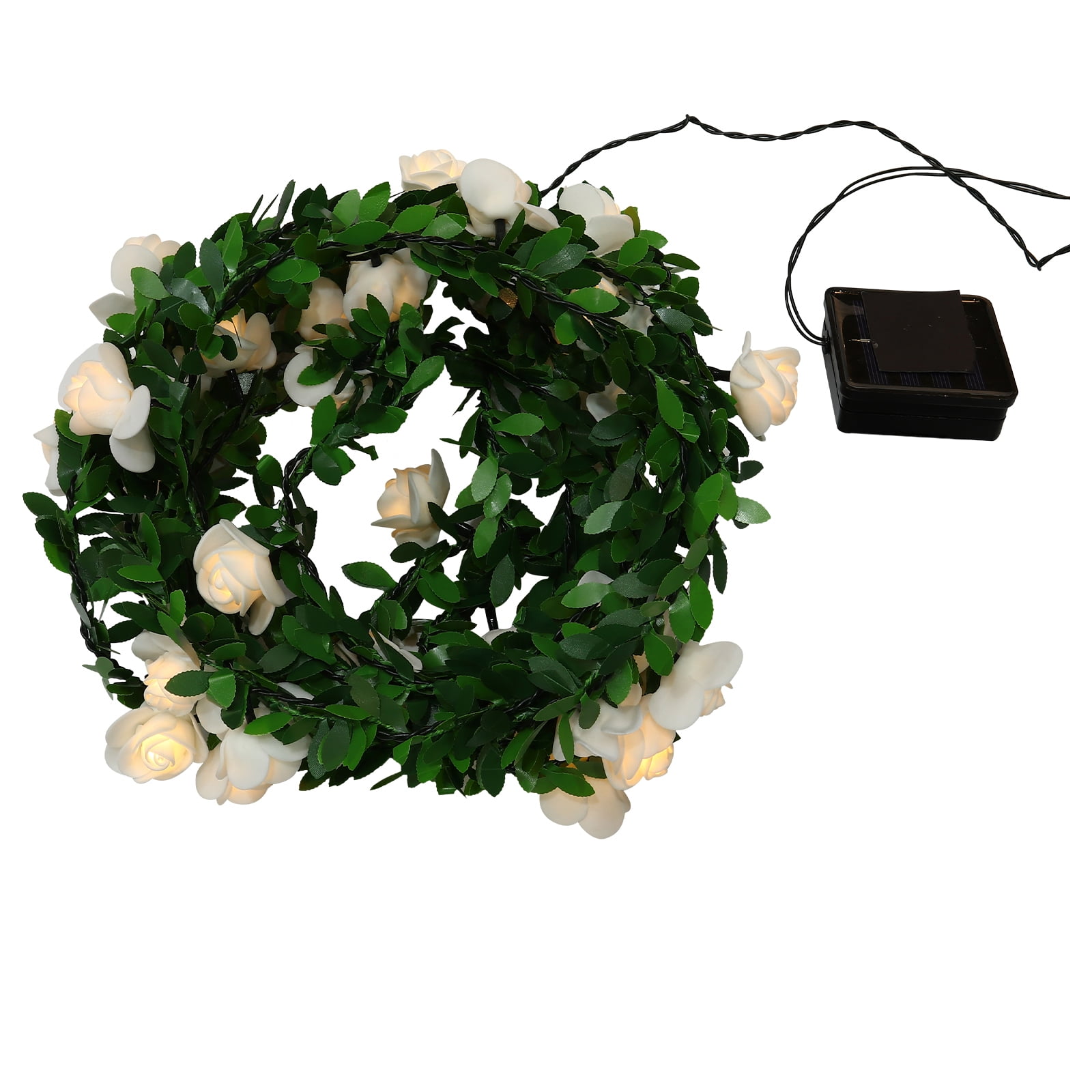 Holiday Lighting Rose String Lights Vine Garland Plants Decor Garden ...