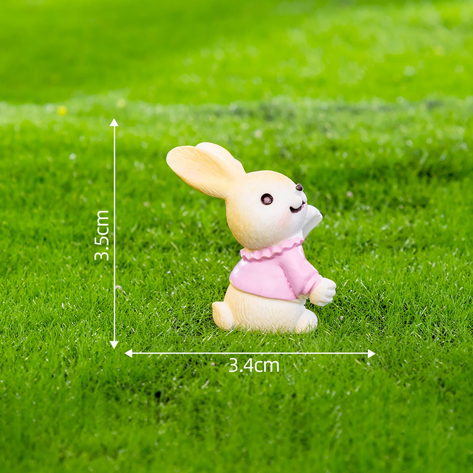 Holiday Limited Edition！ Bunny Easter Eggs Cake Topper，Miniature ...