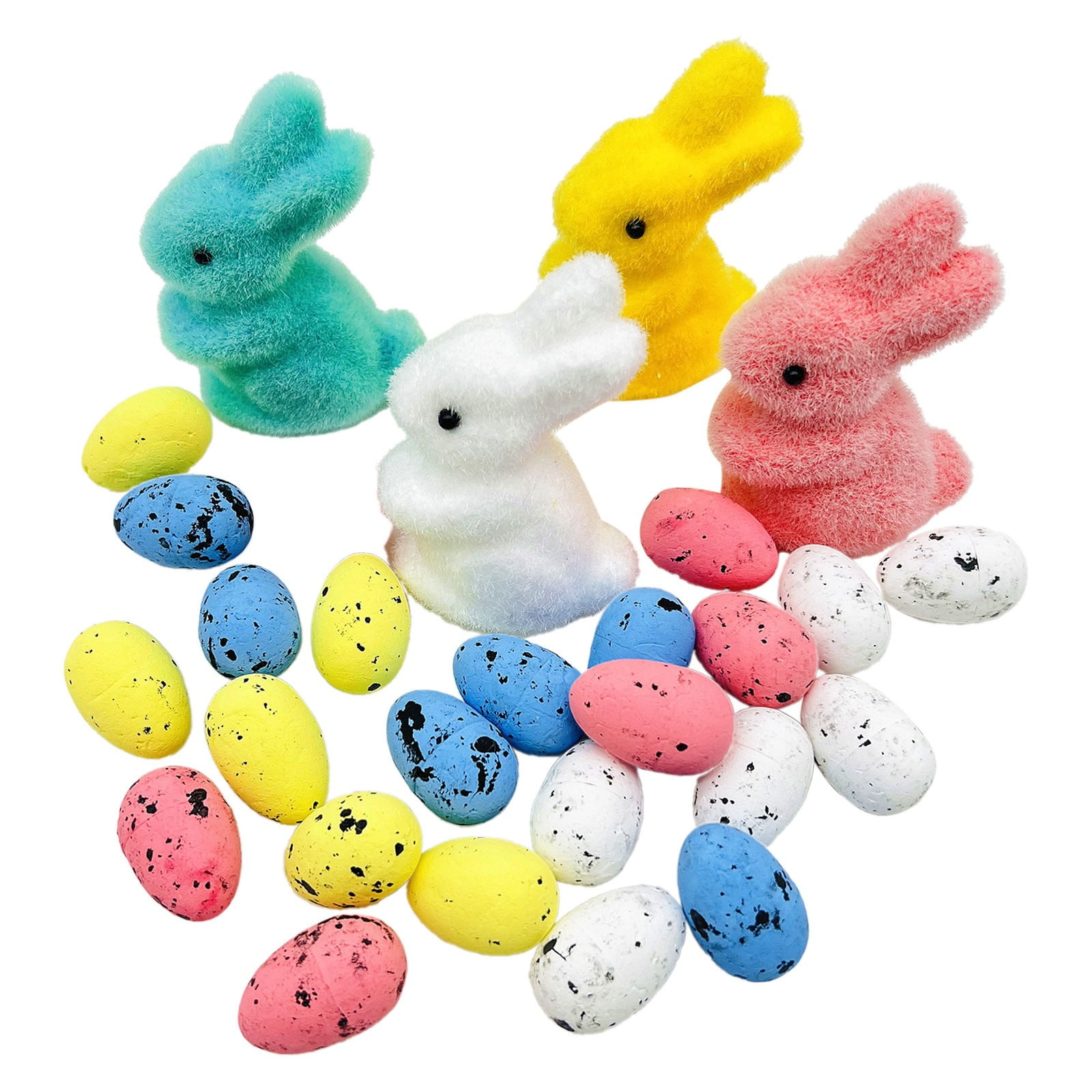 Holiday Limited Edition！ Easter Egg and Bunny Foam Decoration Set ...