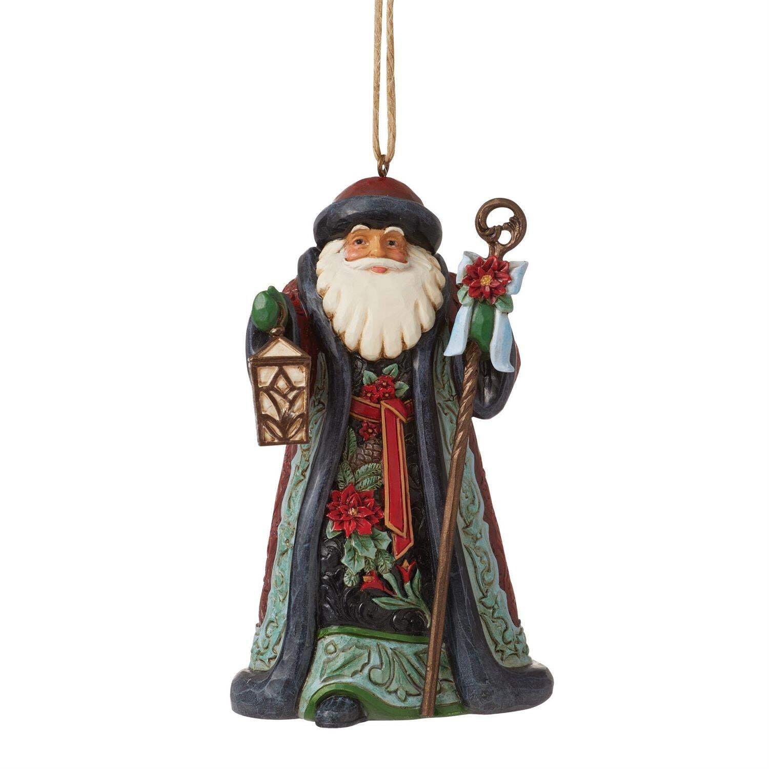 Holiday Manor - Santa Cane Ornament - Walmart.com