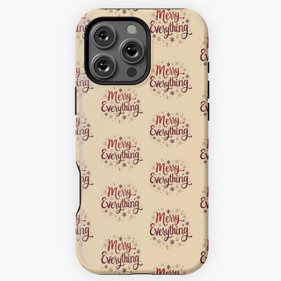 Holiday Merry Everything Gift Phone Case for iPhone 11 12 13 14 15 16 ...