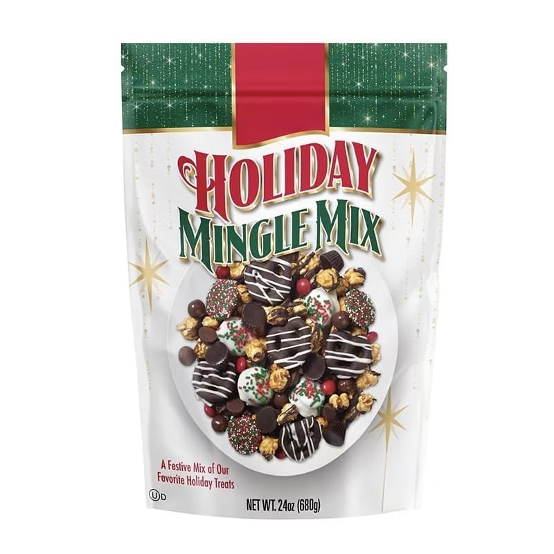 Holiday Mingle Snack Mix 24 oz | Sweet & Crunchy Chocolate Treat ...