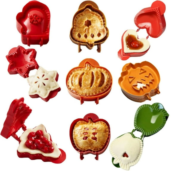 Holiday Mini Pie Mold, Dough Press Pocket Pie Molds, Party Potluck Hand ...