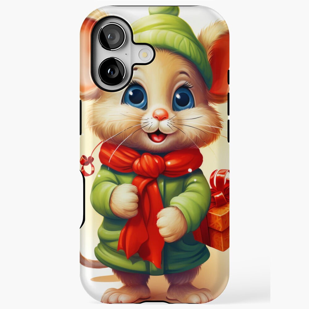 Holiday Mouse Festive Classic Design 007 with iPhone 17 through 11 Pro ...