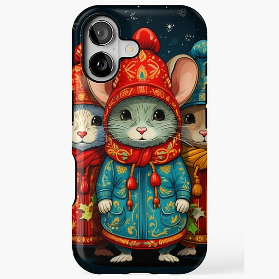 Holiday Mouse Festive Classic Design 025 with iPhone 17 through 11 Pro ...