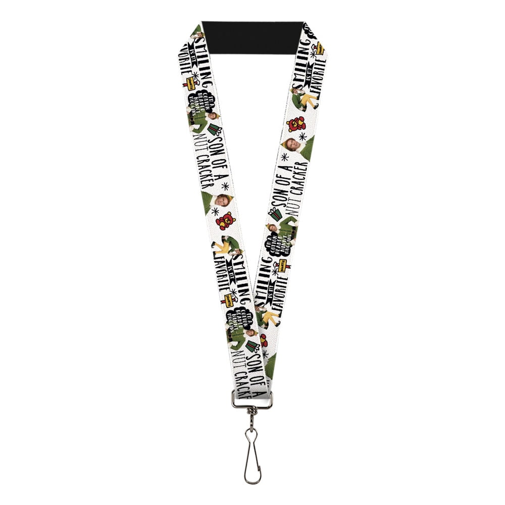 Warner Bros. Holiday Movies Lanyard, Elf Buddy the Elf Poses and Quotes ...