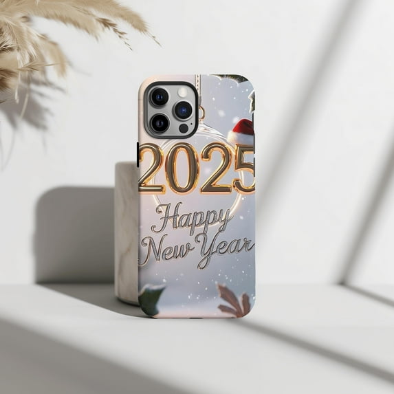 Holiday New Year Celebration Phone Case with iPhone 17 through 11 Pro ...