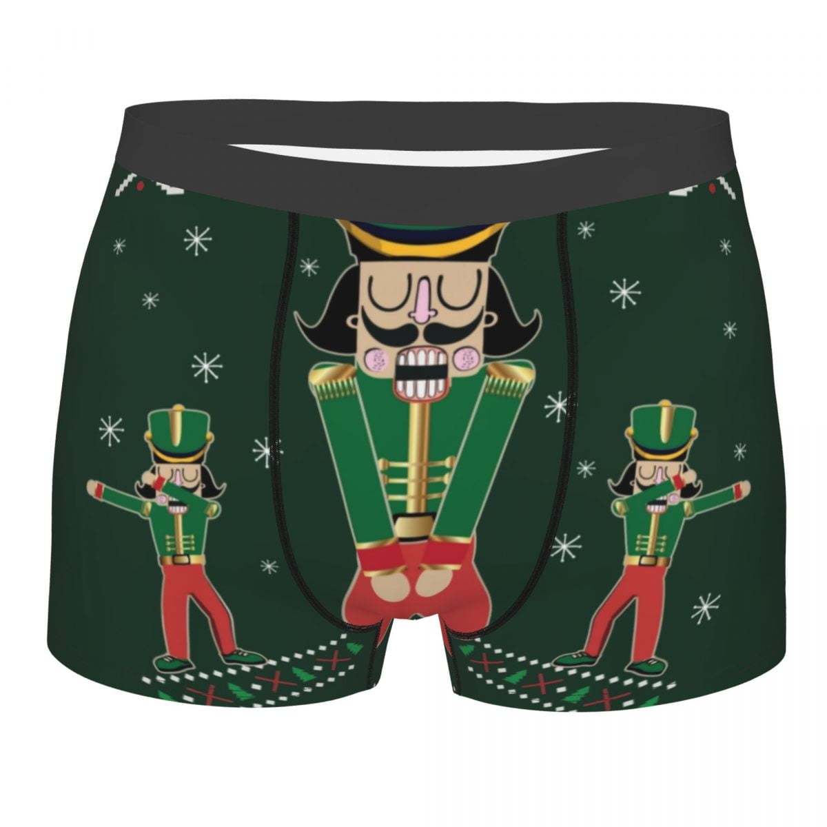 Holiday Nutcrackers Underwear Men Breathbale Nutcracker Soldier Boxer ...