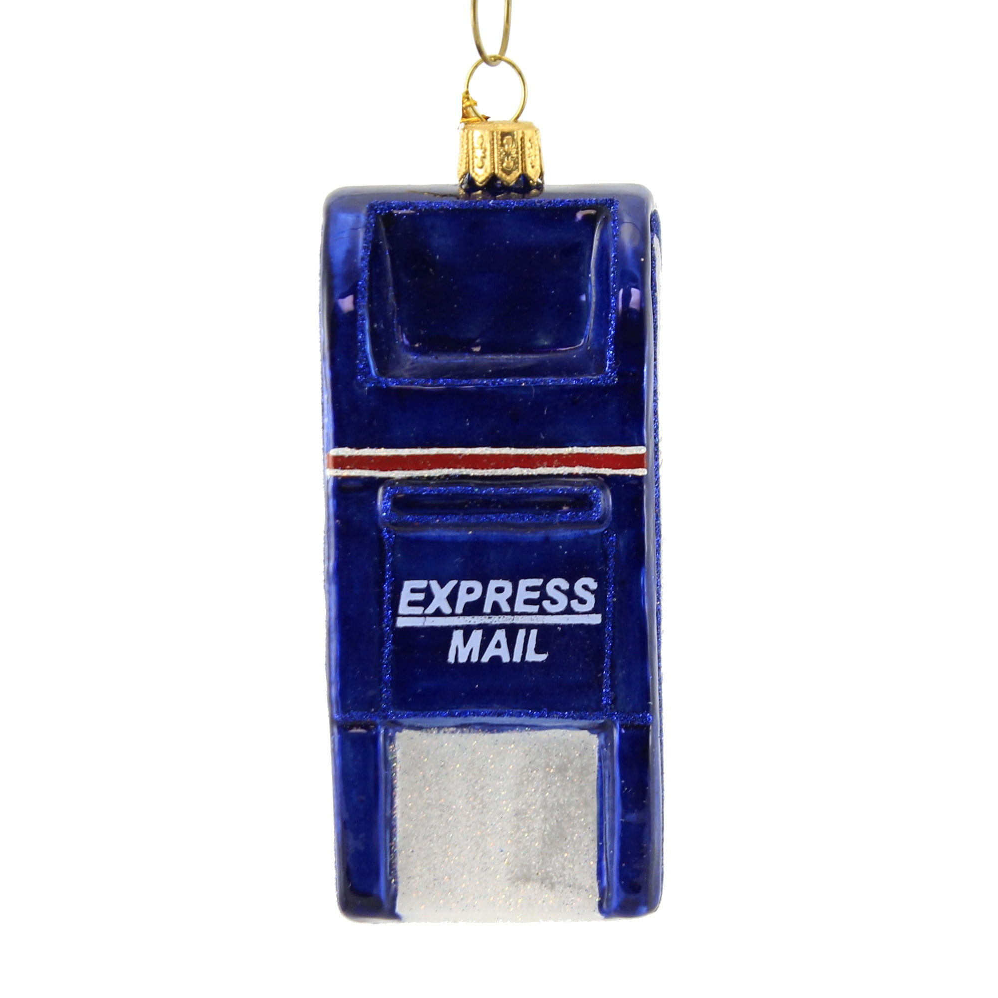 Holiday Ornament Express Mail Glass Usps Postal Letter Postage 2634P ...