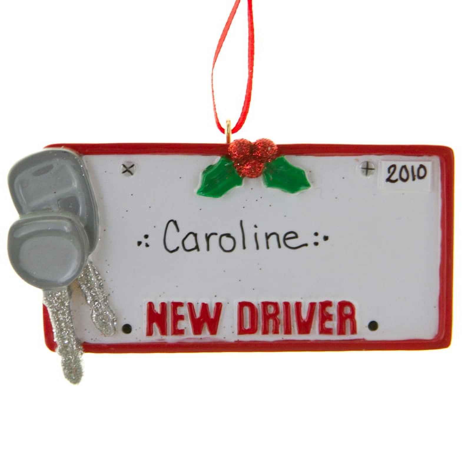 Holiday Ornaments New Driver Polyresin Christmas Keys Car Rm302 ...