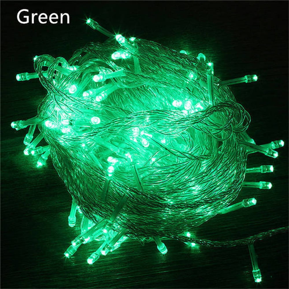 Holiday Outdoor 100 LED String Lights 10M 220V 110V Christmas Xmas ...