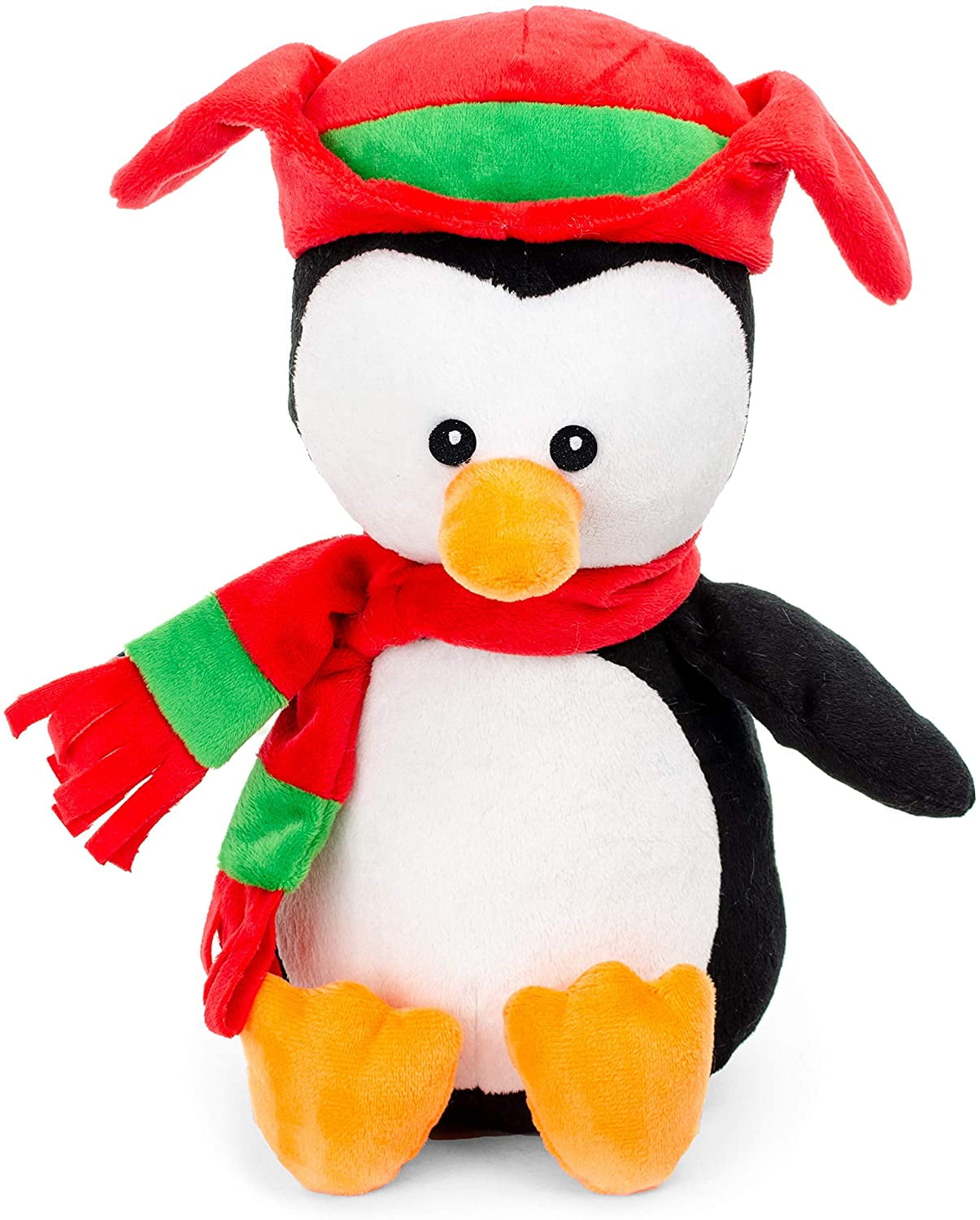 Holiday Pet Plush Pet Toy Christmas Penguin, Santa, Reindeer, Bear ...