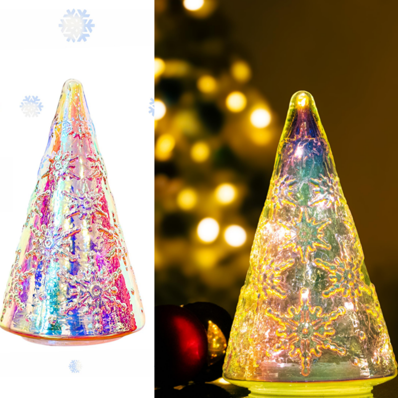 Holiday Pine Tree Multicolored Light Up Glitter Confetti Swirl for DIY ...