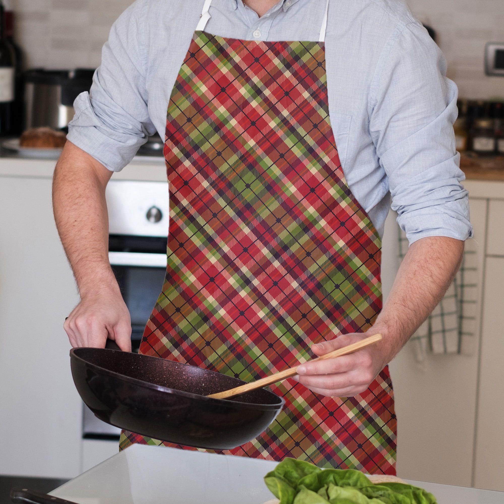 Holiday Plaid Apron by Ashton - Walmart.com