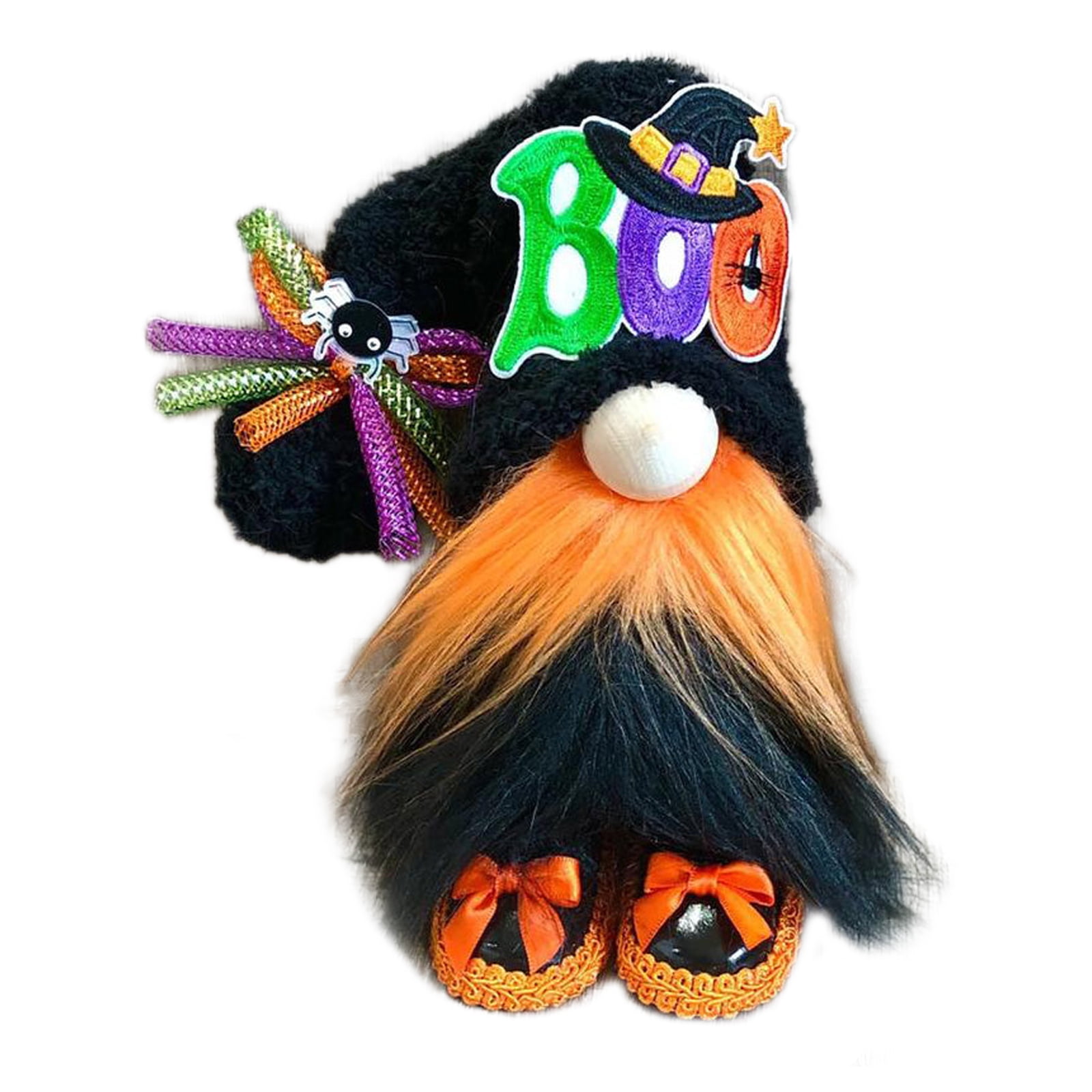 Holiday Plush Gnome Decorations Black Boo Cute Soft Home Decor for ...
