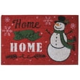Kashi Home Holiday Snowman Coir Doormat, Outdoor Welcome Mat, 18"x28 ...