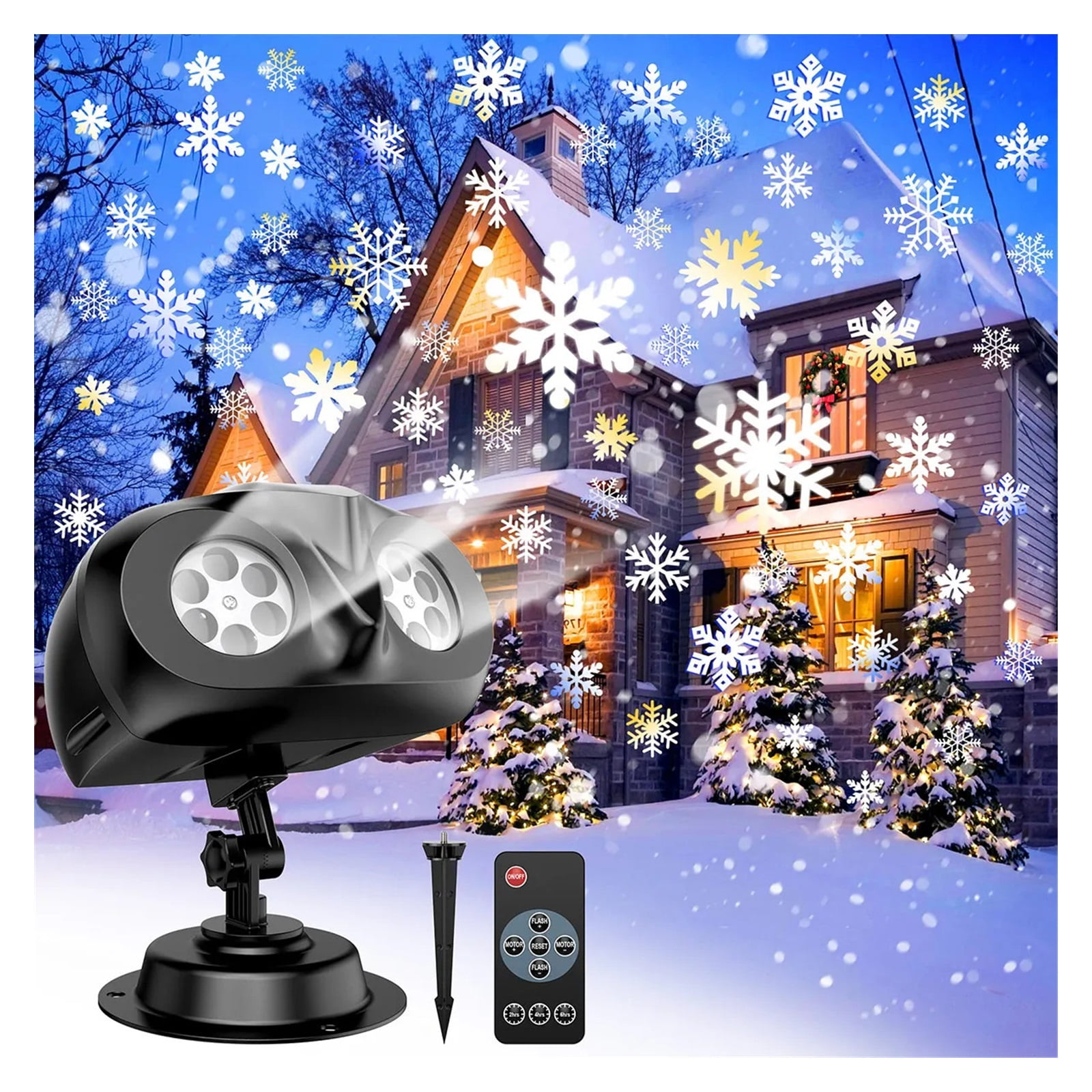 Holiday Projector Light, Christmas Snowfall Projector Lights, Owl Shape ...