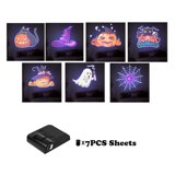 Holiday Projector Light, Halloween Projection Led Light Ghost Skull ...