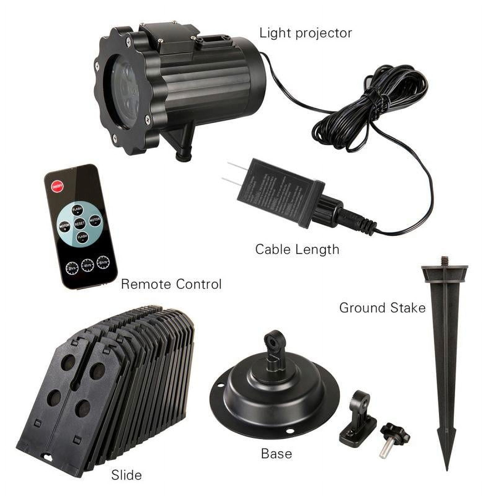 Holiday Projector Lights Christmas Halloween 12 Switchable Patterns ...
