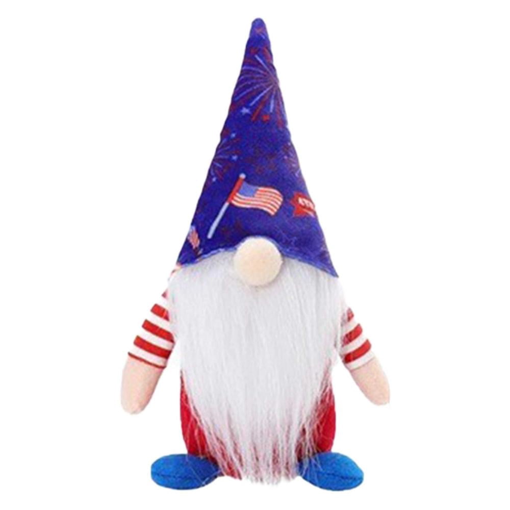 Summer Savings! OUTOLOXIT Independence Day Decorations - Long Hat Gnome ...