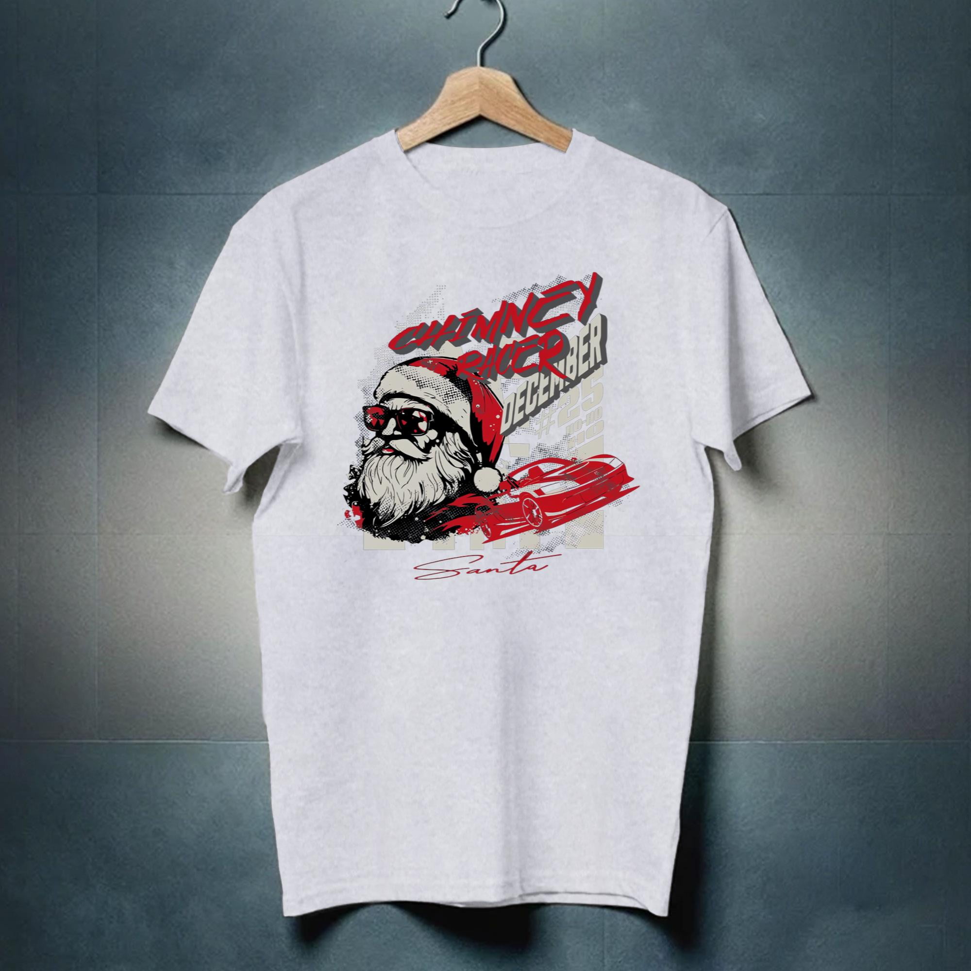 Holiday Race Car Shirt – Christmas December 25th Shirt, Funny Bearded ...