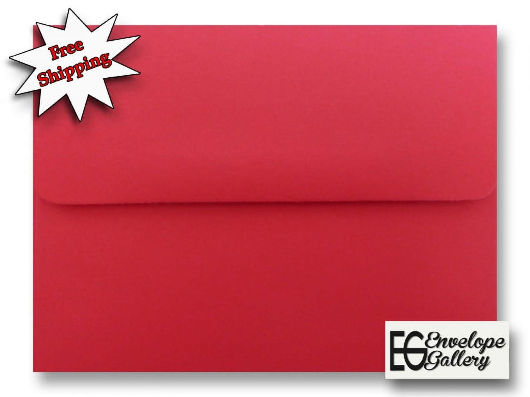 holiday red a1 (measures: 3 5/8 x 5 1/8) envelopes 50 boxed for 3 3/8 x ...