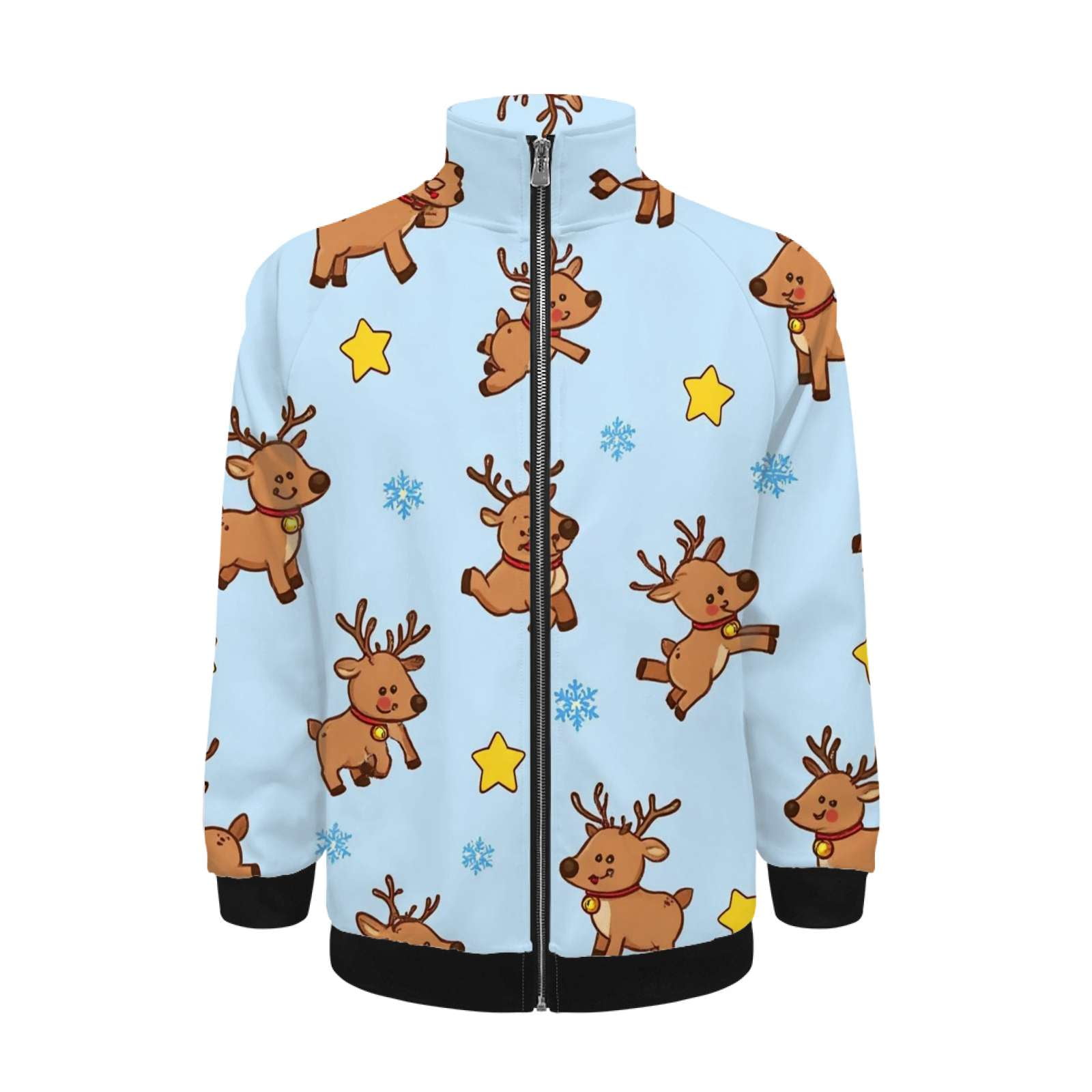 Holiday Reindeer Jacket Men's Street Cool Long Sleeves Coat Personality ...