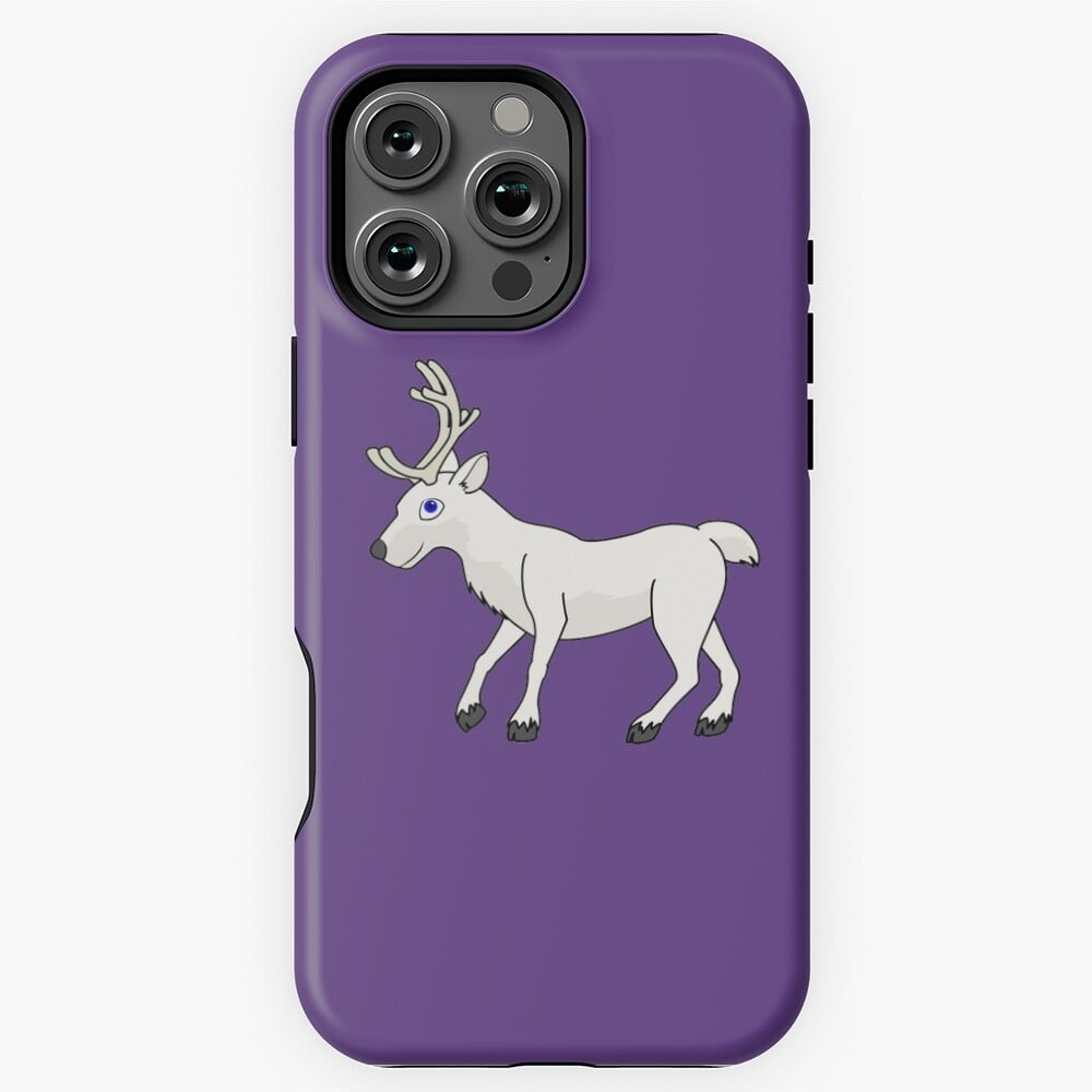 Holiday Reindeer With Antlers Phone Case for iPhone 11 12 13 14 15 16 ...