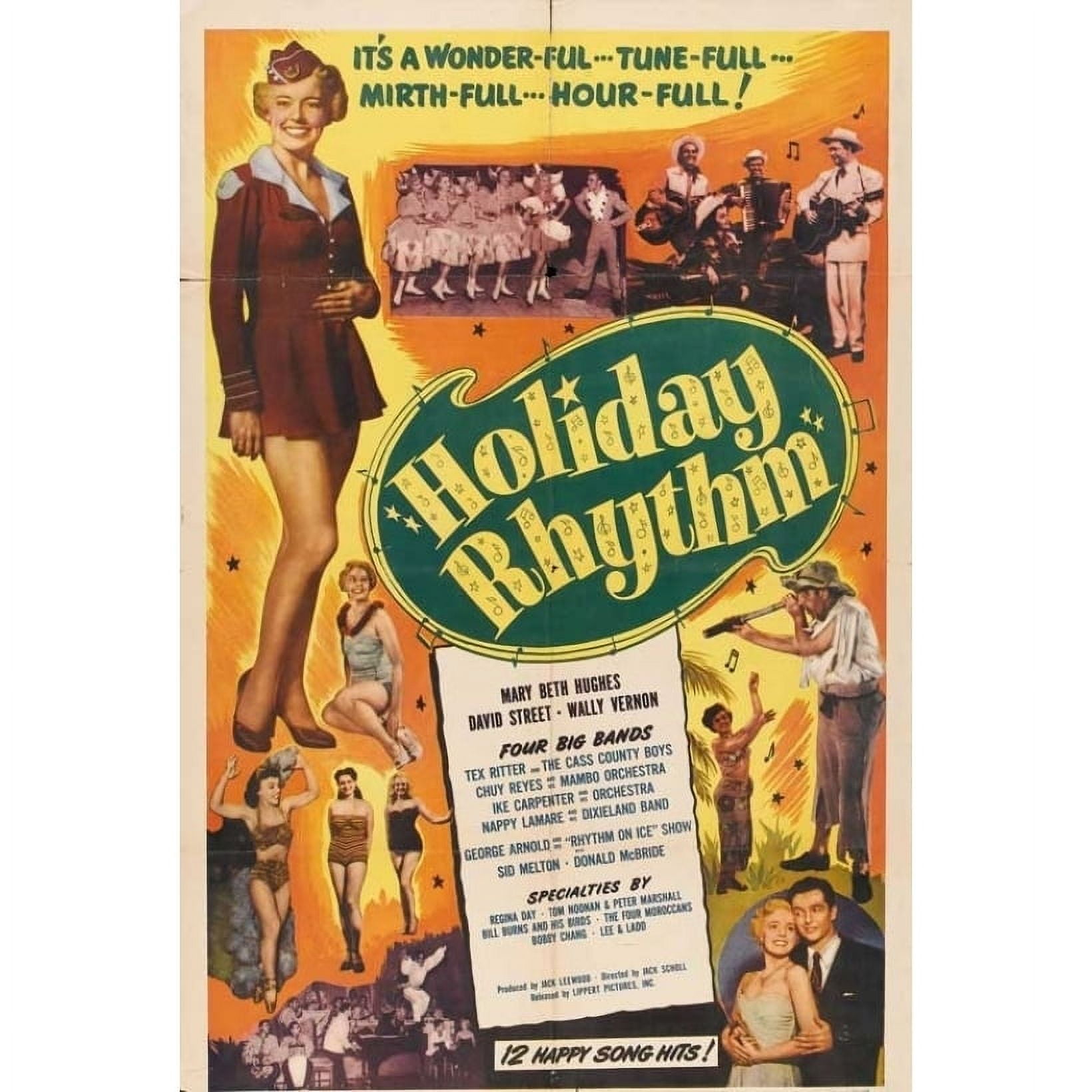 Holiday Rhythm Movie Poster (11 x 17) - Walmart.com