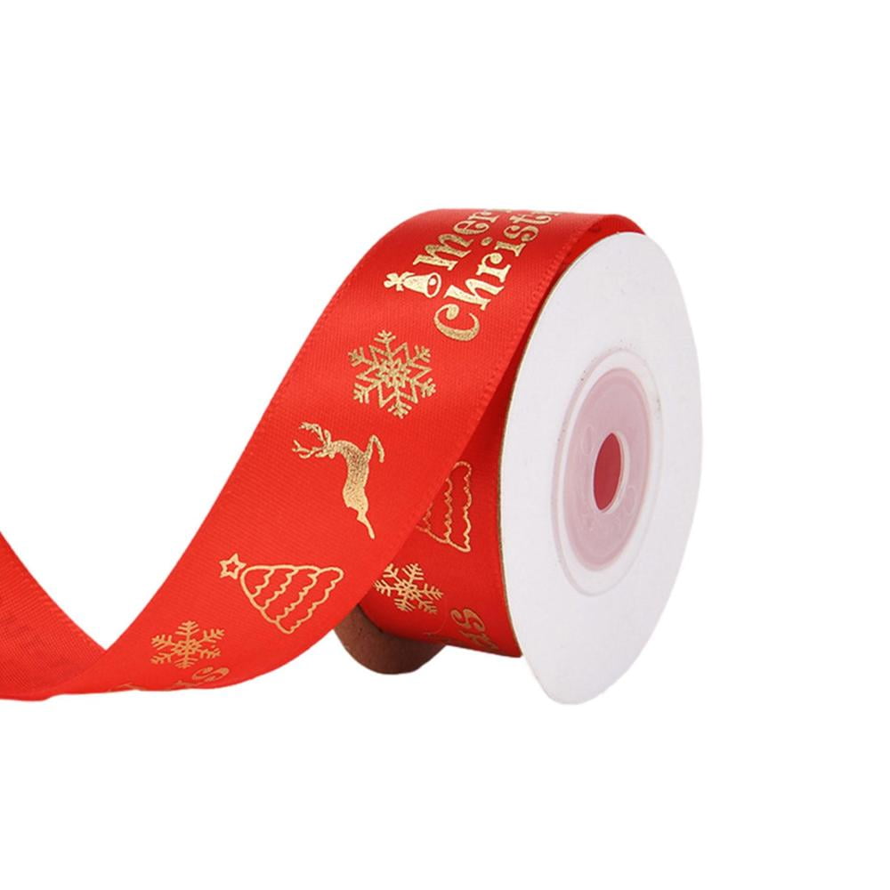 Holiday Ribbons for Crafts | 9M Snowmen Snowflake Grosgrain Christmas ...