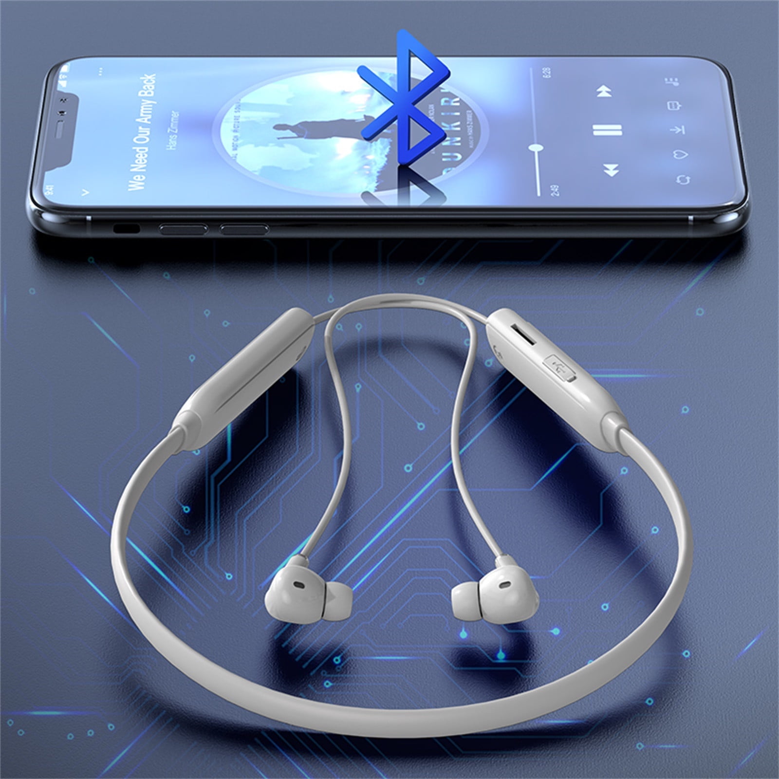 Holiday Sale, Magnetic Wireless Bluetooth 5.0 Stereo Headset, In Ear ...