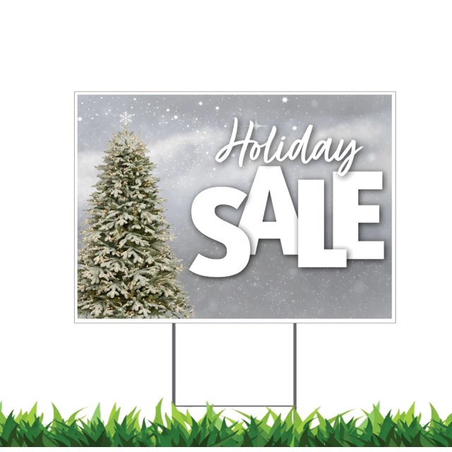 Holiday Sale Sign, Retail Sale Sign, Yard Sign, 18x12, 24x18, 36x24, H ...
