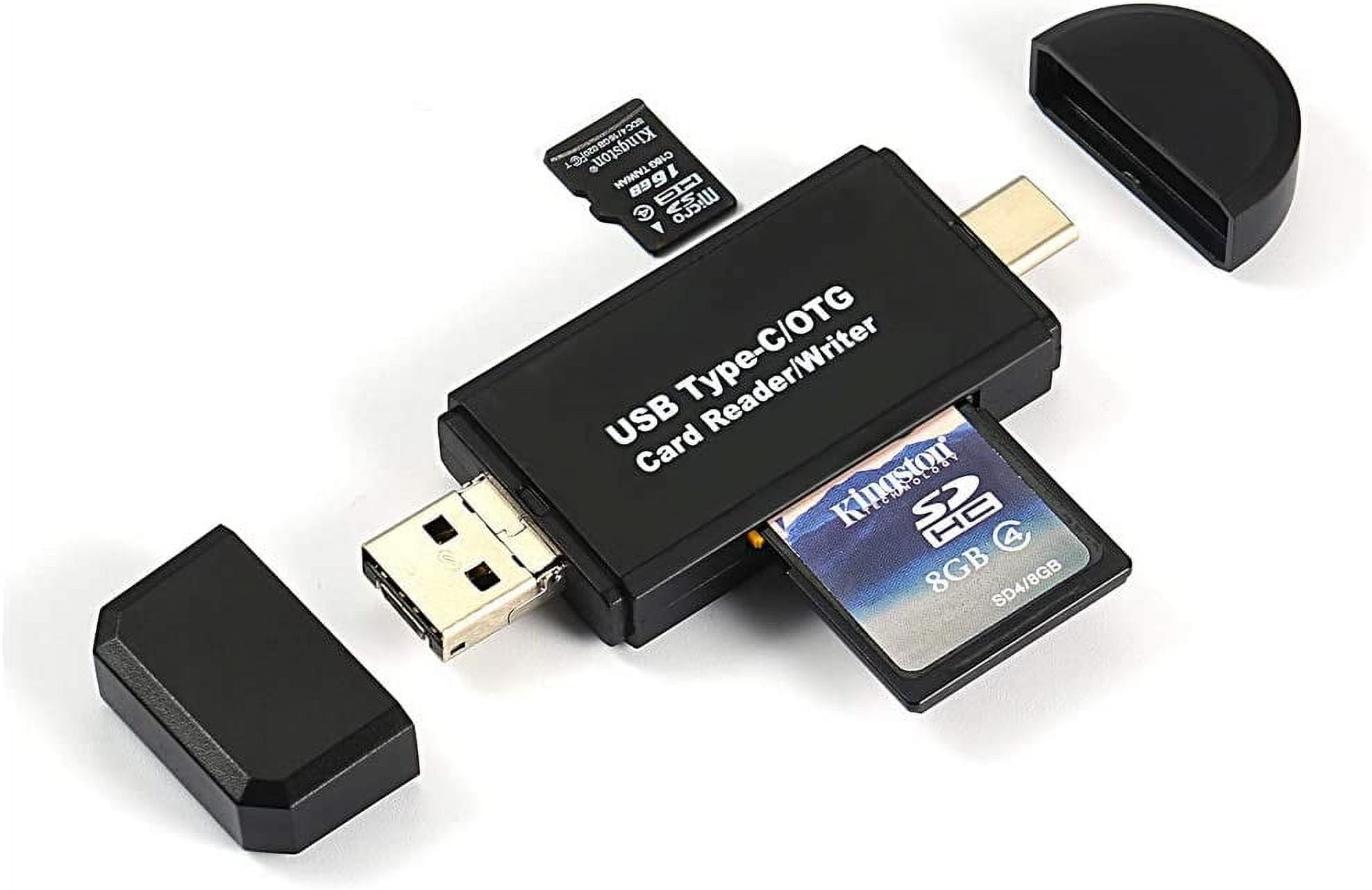 Holiday Savings 2022!Micro SD Card Reader, 3-in-1 USB 2.0 Memory Card ...
