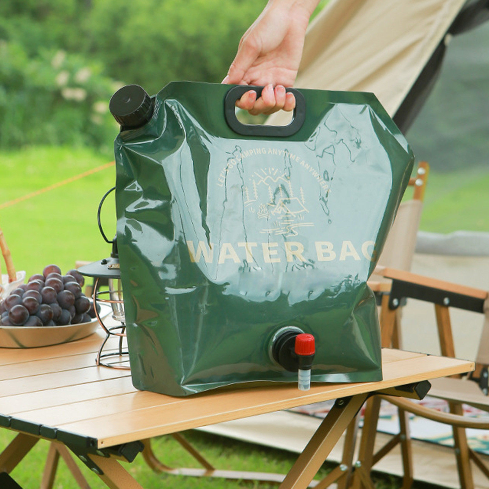 QTOCIO 2024 Food Grade Clear Plastic Storage Jug For Camping Hiking ...