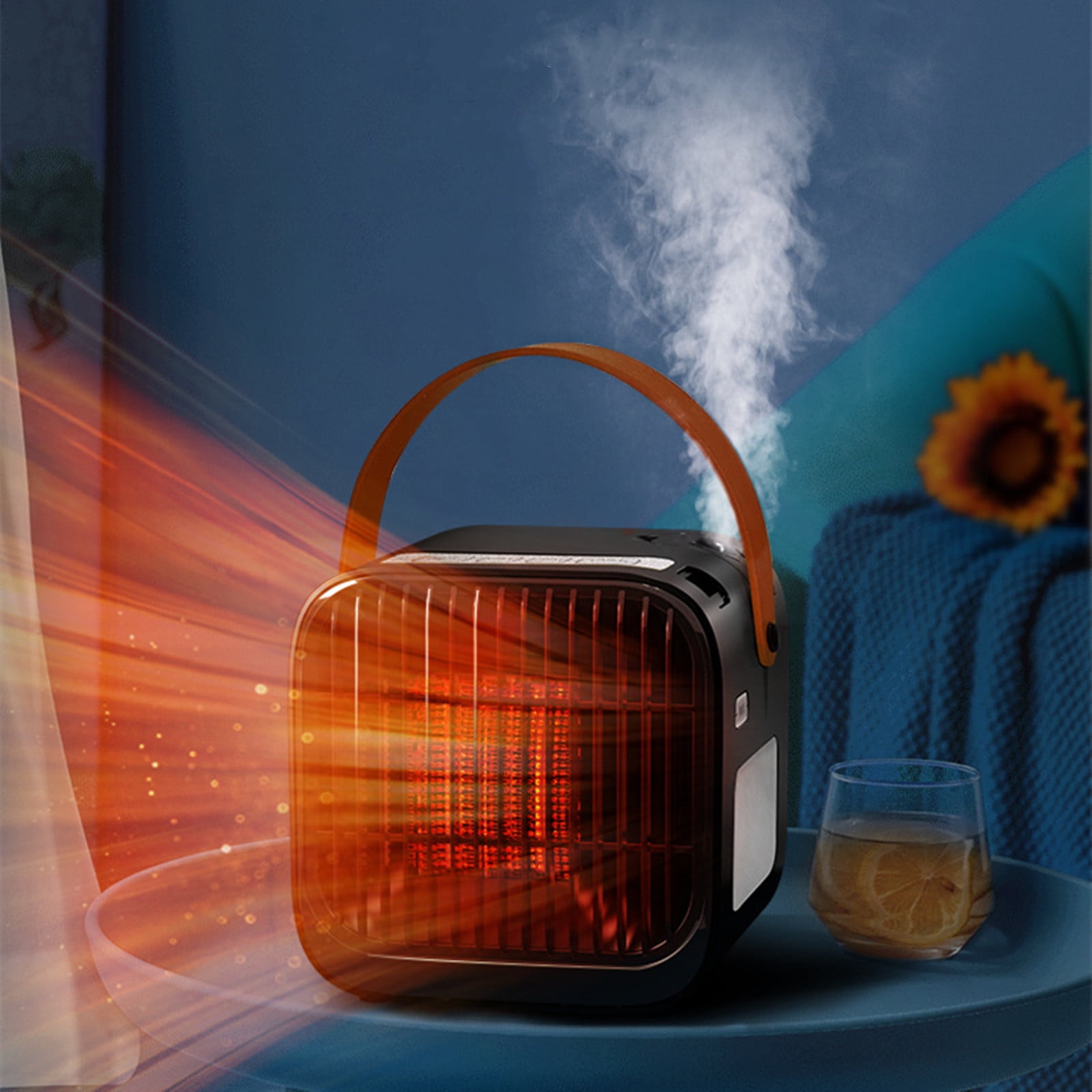 Under 5 EDHITNR Soothing, Warm & Cozy Energy-Saving Space Heater ...