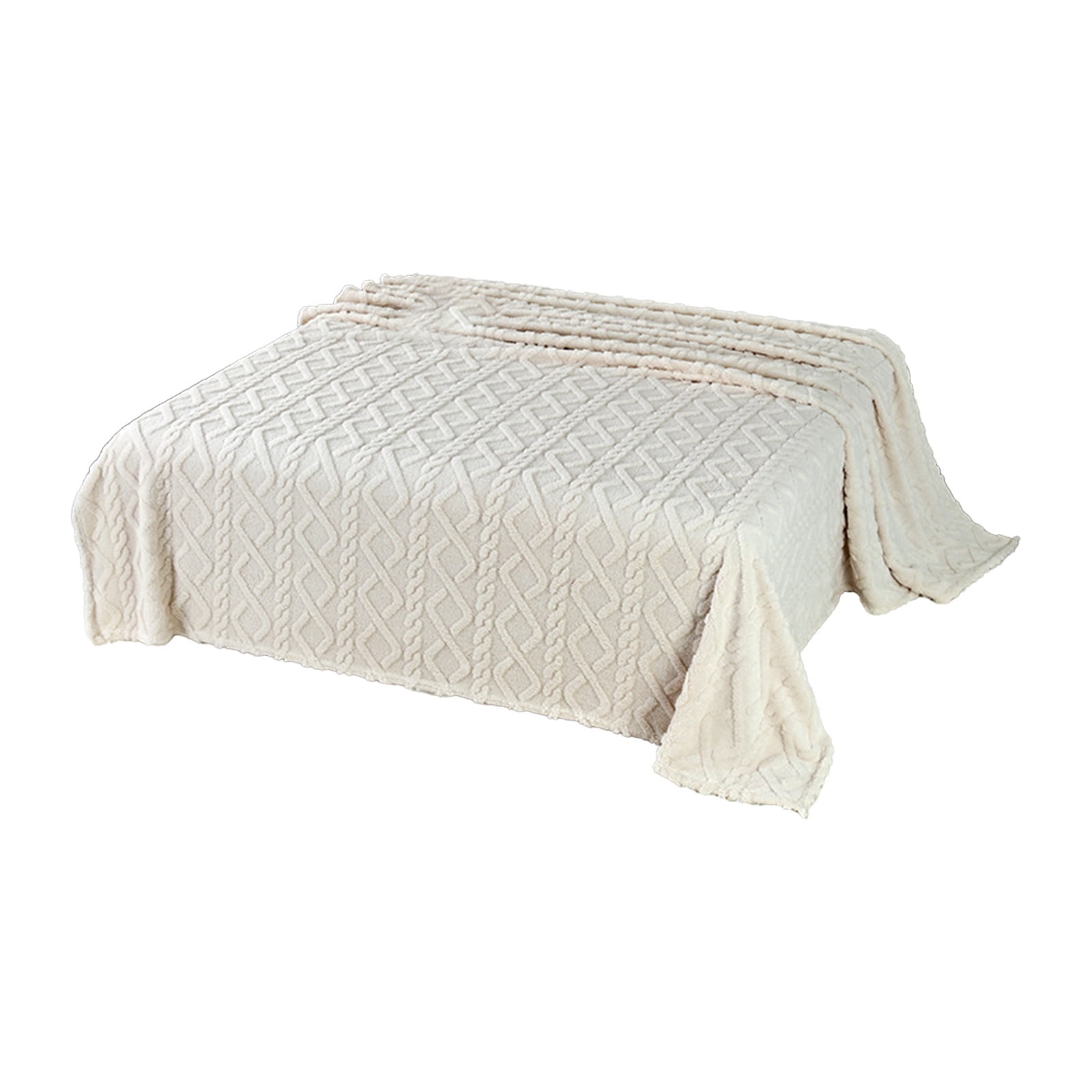 EDHITNR Double-Sided Flannel Taffeta Blanket, Reversible Sofa Bed Throw ...