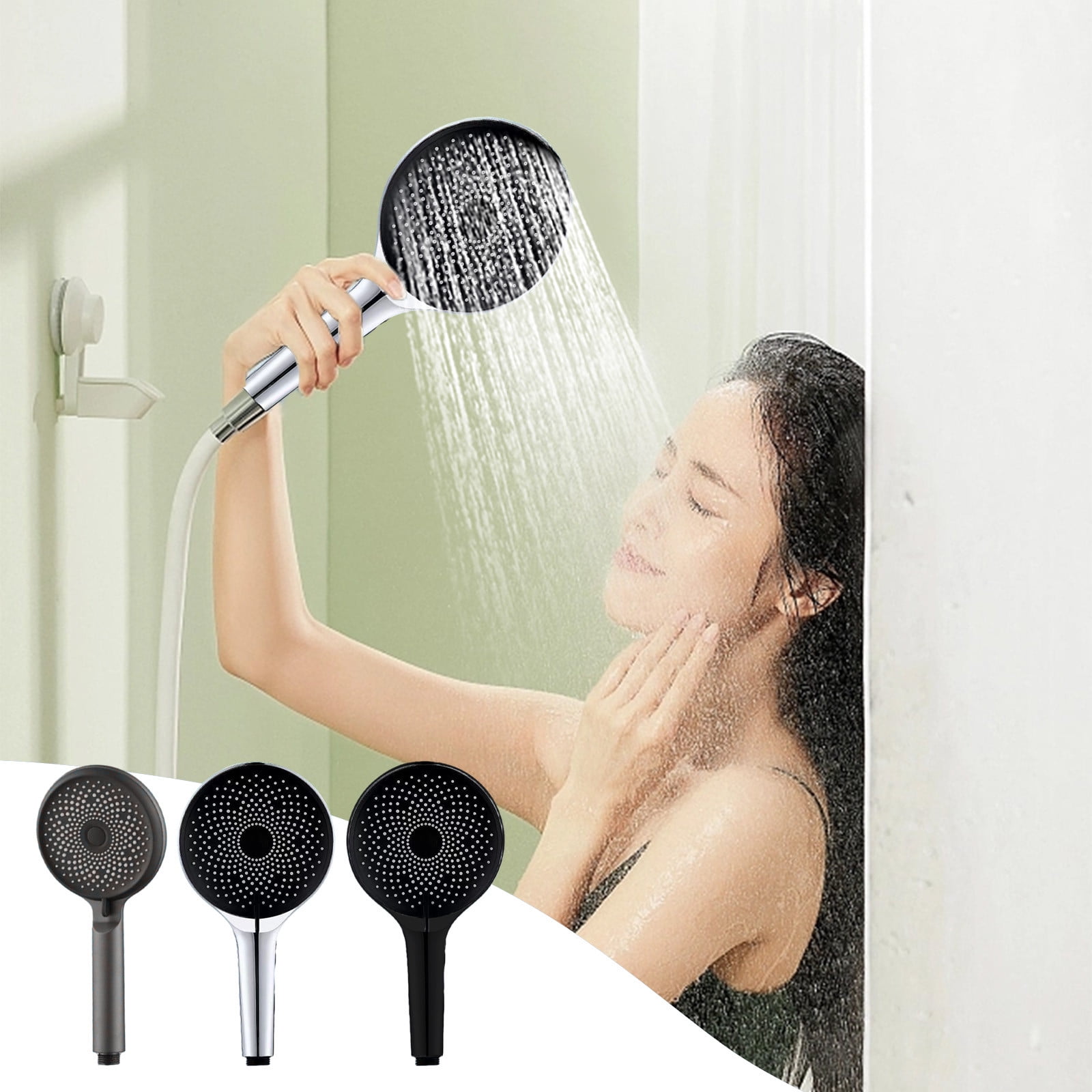 EDHITNR Shower, Canopy Shower Head High-Pressure Handheld Showerhead ...