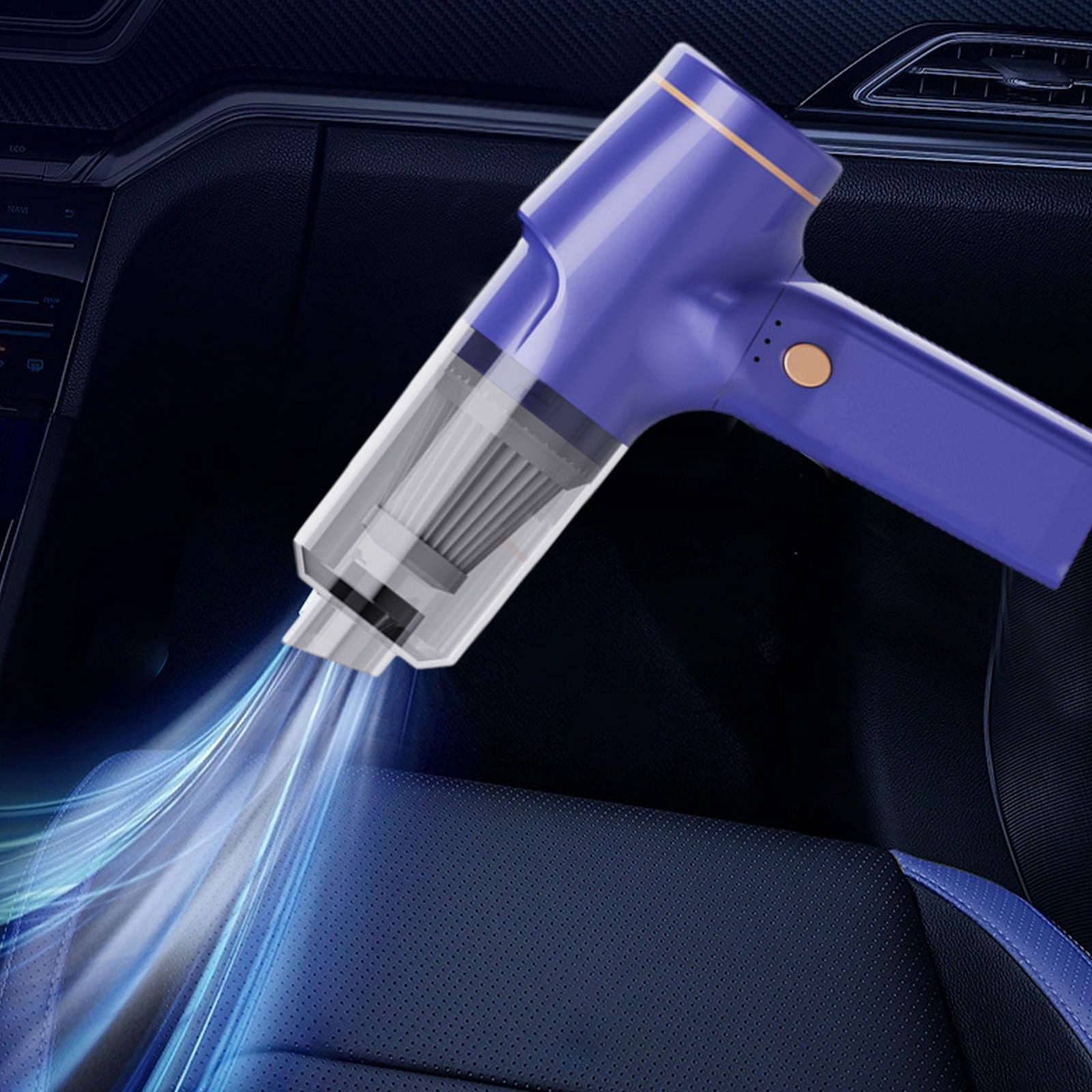 WJSXC Car Vacuum Cleaner Cordless Powerful Suction Rechargeable Strong ...