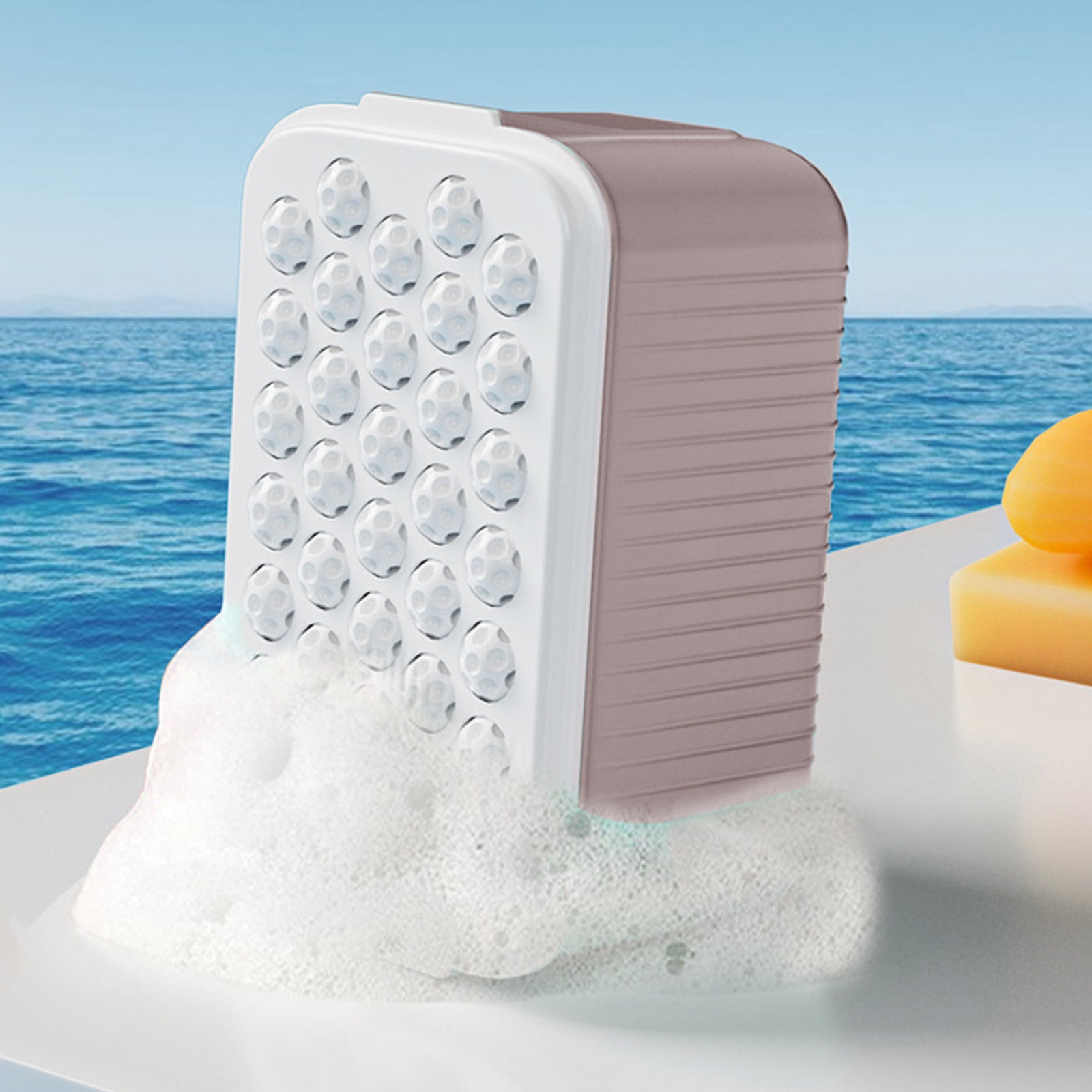 WJSXC Multifunctional Soap Box Latherer with Lid Draining Hands-free ...