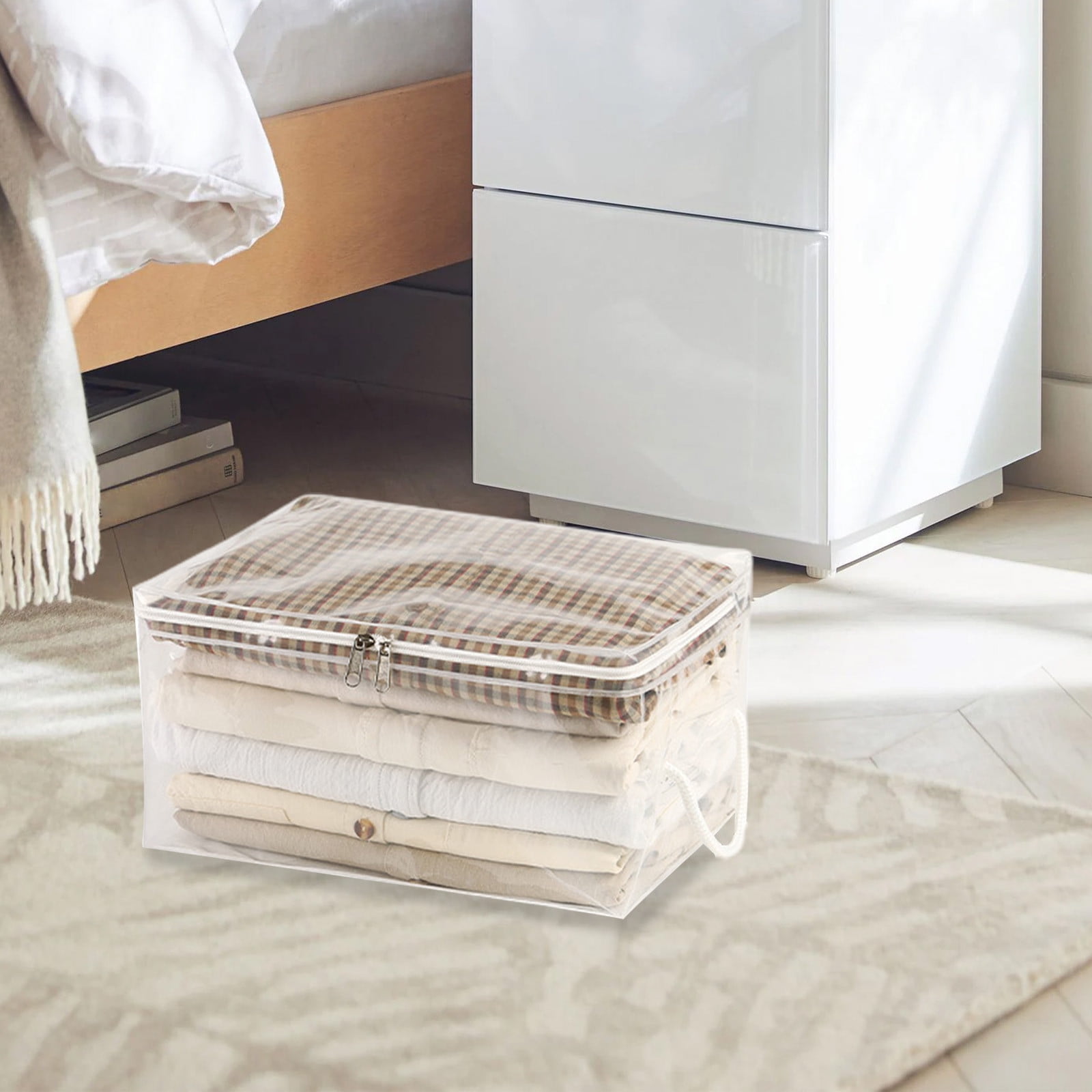 QTOCIO Storage Containers, Wardrobe Clothes Organizer Set - Includes ...