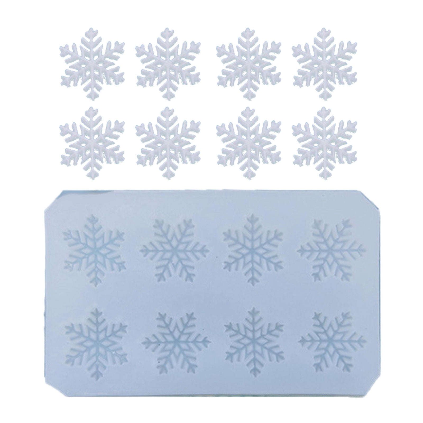 Holiday Silicone Mold Snowflake Designs Nonstick Surfaces Mould For ...