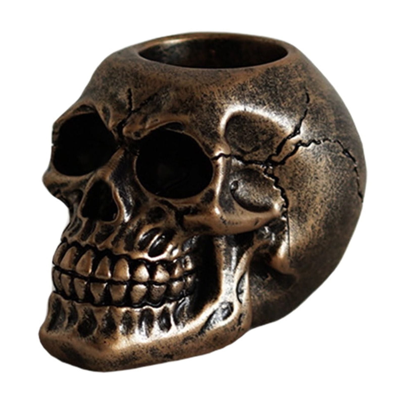 Your Holiday Skeleton Candlestick Holder Resin Halloween Decor Ghost ...